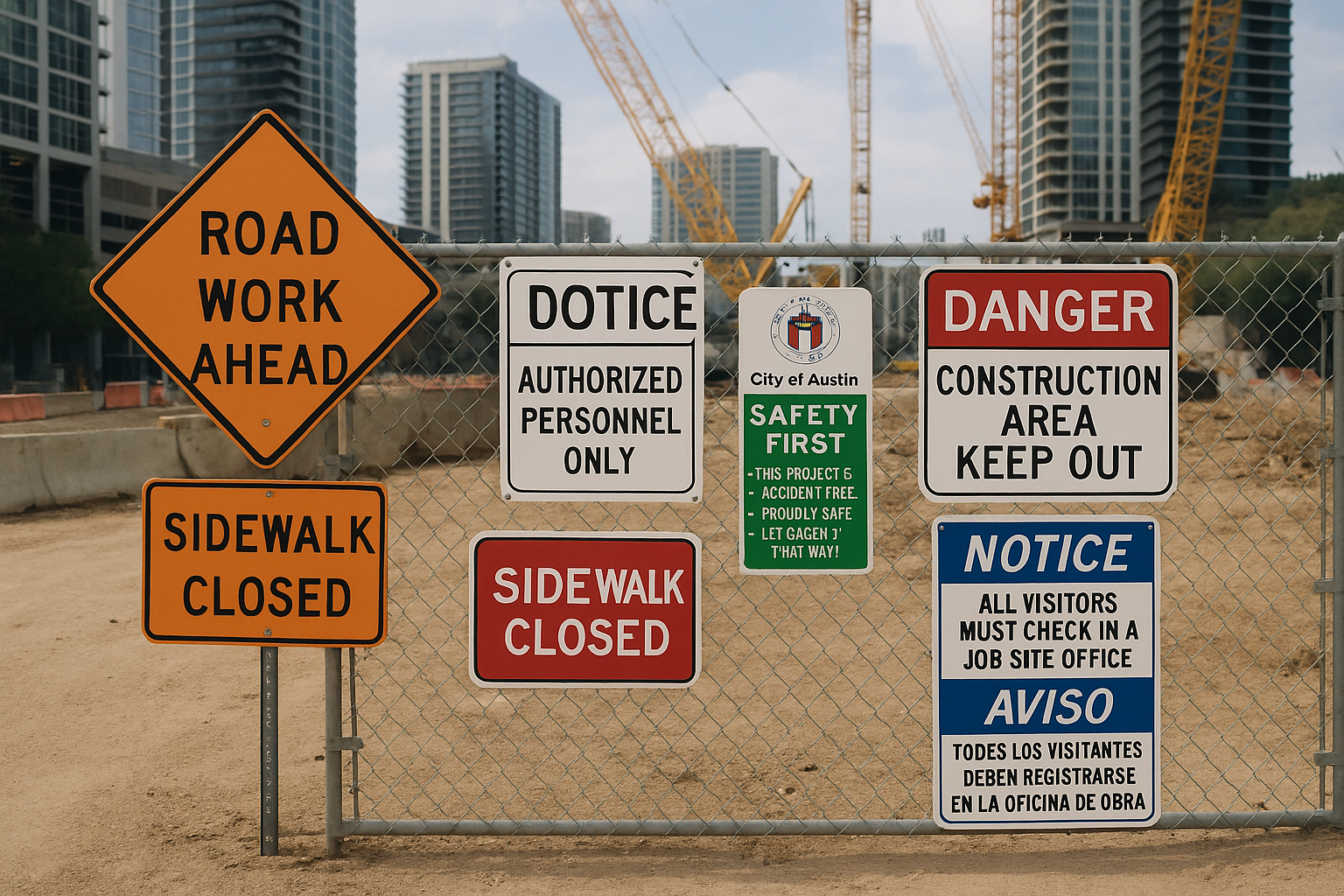 Austin OSHA Construction Site Signage Requirements